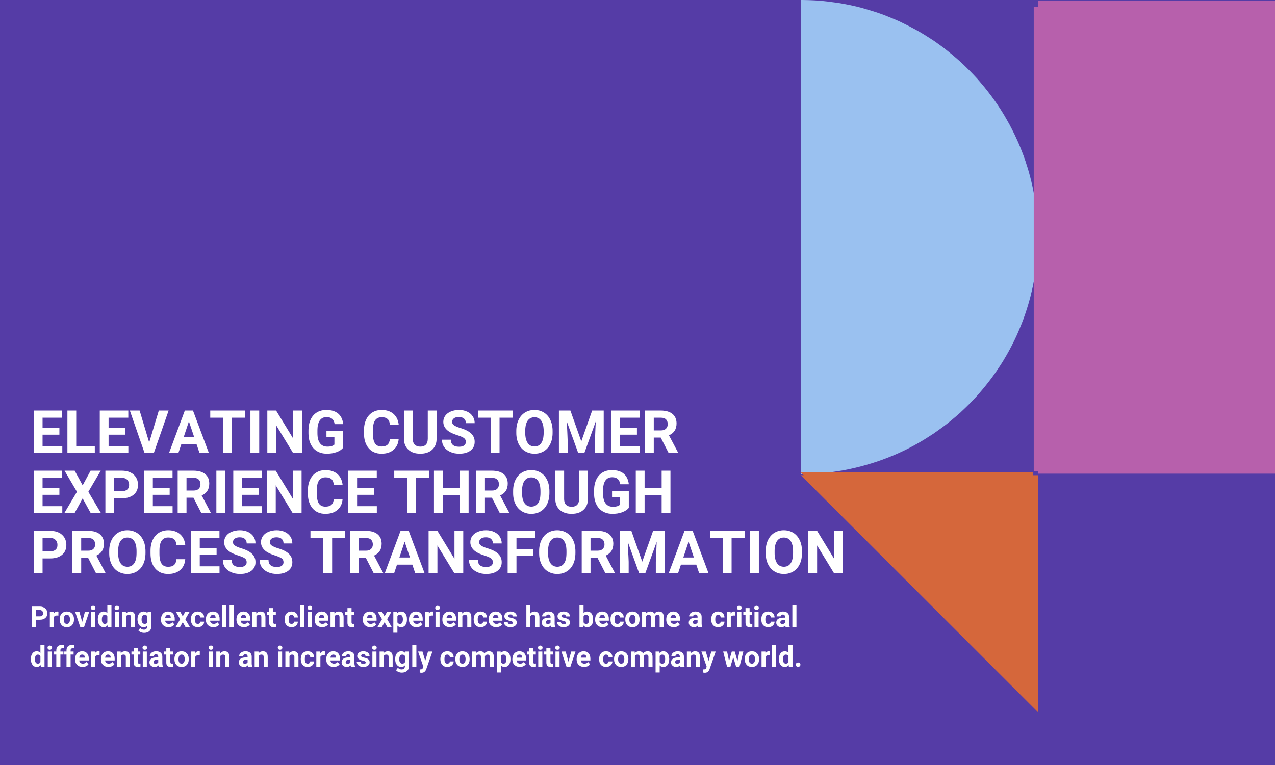 Elevating Customer Experience Through Process Transformation